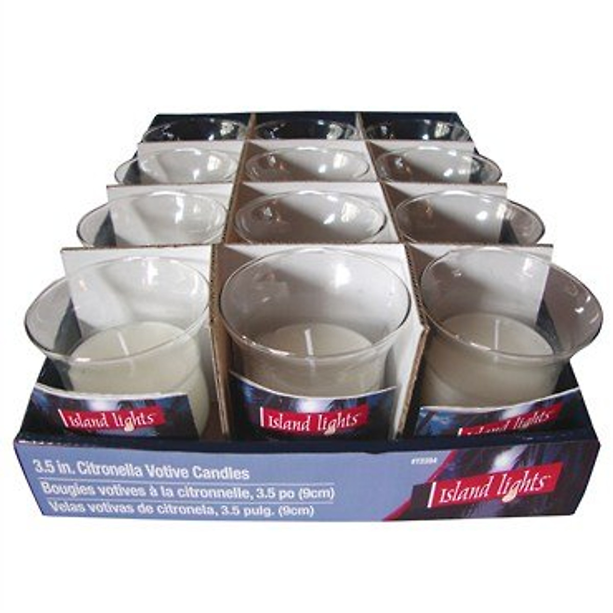 Sprig & Stone Bond® Island Lights™ Glass Votive Candles (Height 3")