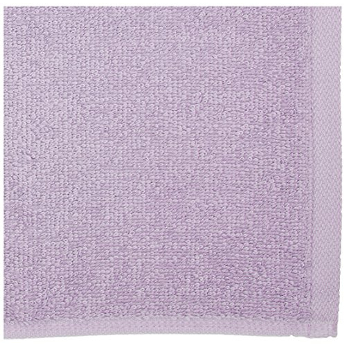 Amazon Basics Fast Drying, Extra Absorbent, Terry Cotton Washcloths - Pack of 24, Lavender, 12 x 12-Inch