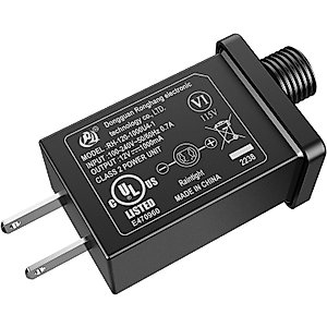 Outdoor AC DC Power Adapter, 3V to 12V Voltage Charger Power Supply for Outdoor Use, Outdoor Class 2 Power Supply…