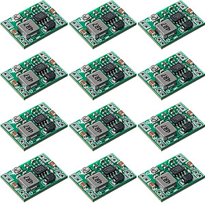 eBoot Mini MP1584EN DC-DC Buck Converter Adjustable Power Supply Module 24V to 12V 9V 5V 3V (12 Pack)