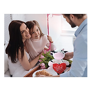 DolliBu I Love You Valentine Pink Cow Plush - Fluffy Cow Stuffed Animal with Red I Love You Plush Heart and Name Personalization Gift for Valentines Day, Birthday, Anniversary, Romantic Date - 6 Inch