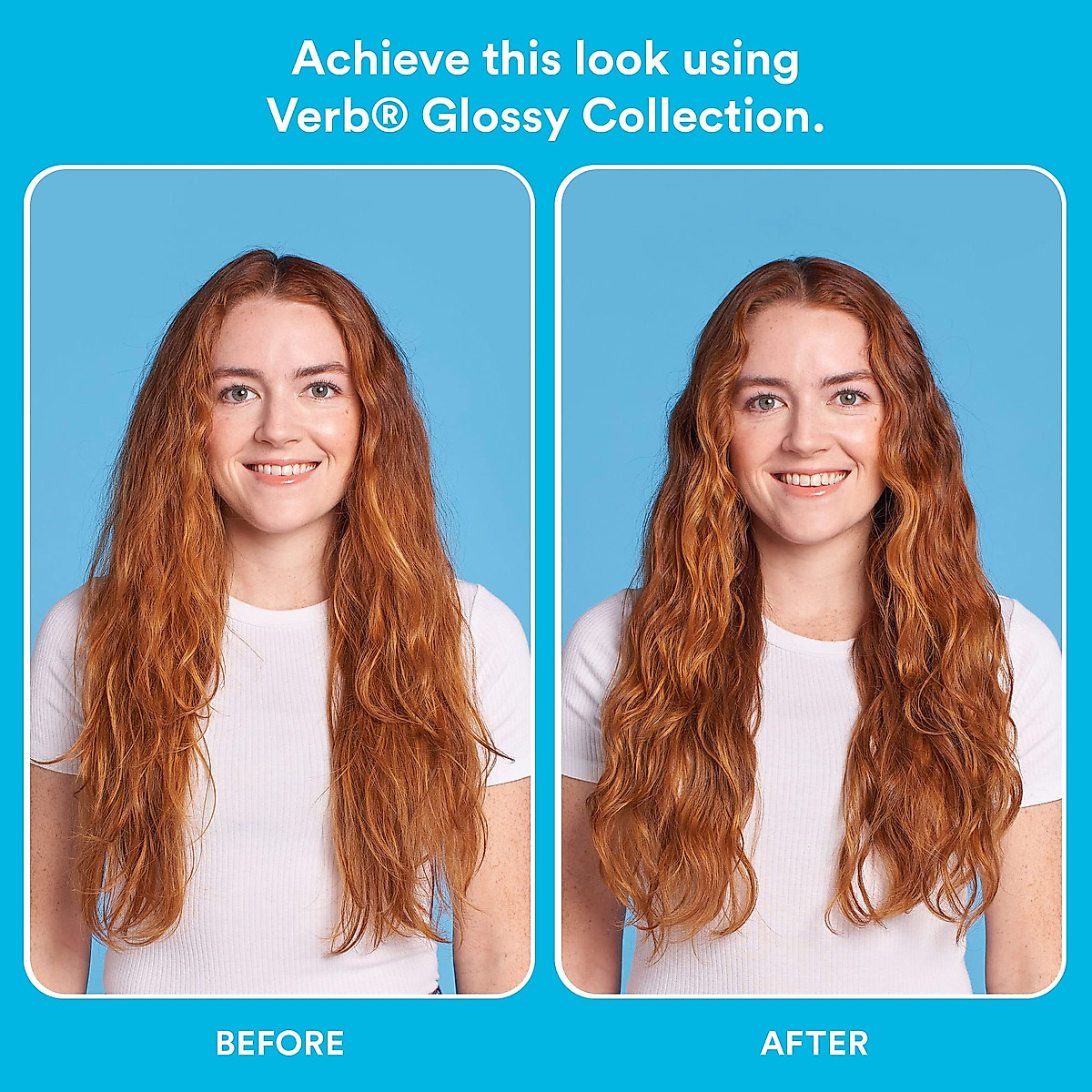 VERB Glossy Conditioner - Vegan Moisturizing Conditioner - Free of Harmful Sulfates, Paraben, Gluten - Adds High Shine and Nourishes Dull or Damaged Hair, 12 fl oz