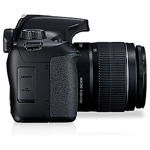 Canon EOS 3000D (Rebel T100) DSLR Camera w/EF-S 18-55mm F/3.5-5.6 Zoom Lens + 128GB Memory + Case + Tripod + Filters (36pc Bundle) (Renewed)