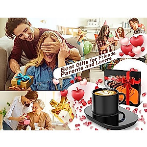 Coffee Mug Warmer, Candle Warmer, Gravity-Induction Coffee Warmer for Desk Auto Shut Off/On, Candle Wax Cup Warmer Fits Most Cups & Jar Candles, Heated Mug Heater for Coffee and Tea, Coffee Gifts