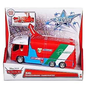 Disney Cars Toys Francescos Stunt Racers Transforming Transporter Vehicle