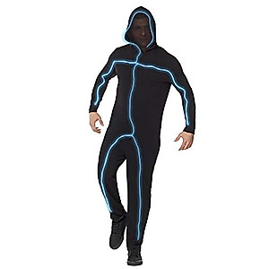 Spirit Halloween Adult Light-Up E.L. Wire Stick Figure Costume - S