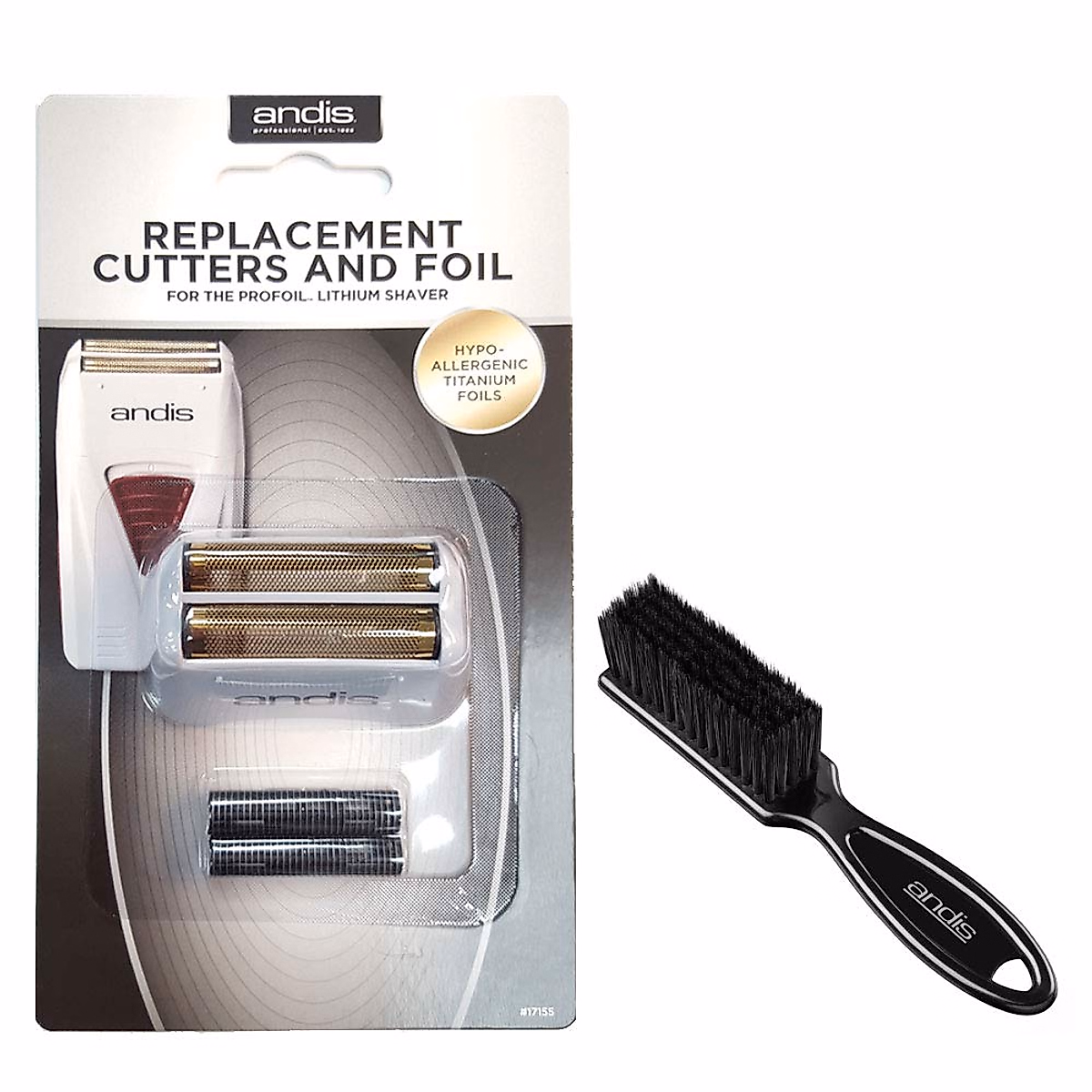 Andis Pro Shaver No.755 Replacement Titanium Foil Assembly and Inner Cutters, 1 Count