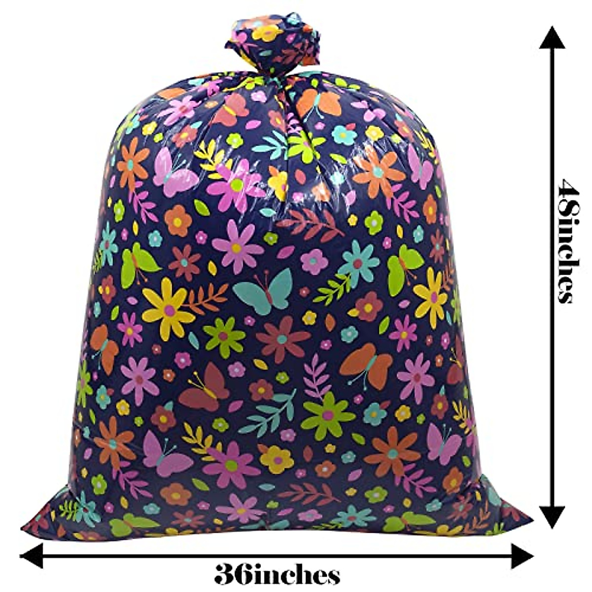 WISHOPE 3 Pieces 48" Jumbo Plastic Gift Wrapping Bags Extra Large Gift Sack Giant Goody Bags XL Present Bags for Baby Shower New Parents Birthday Wedding Christmas