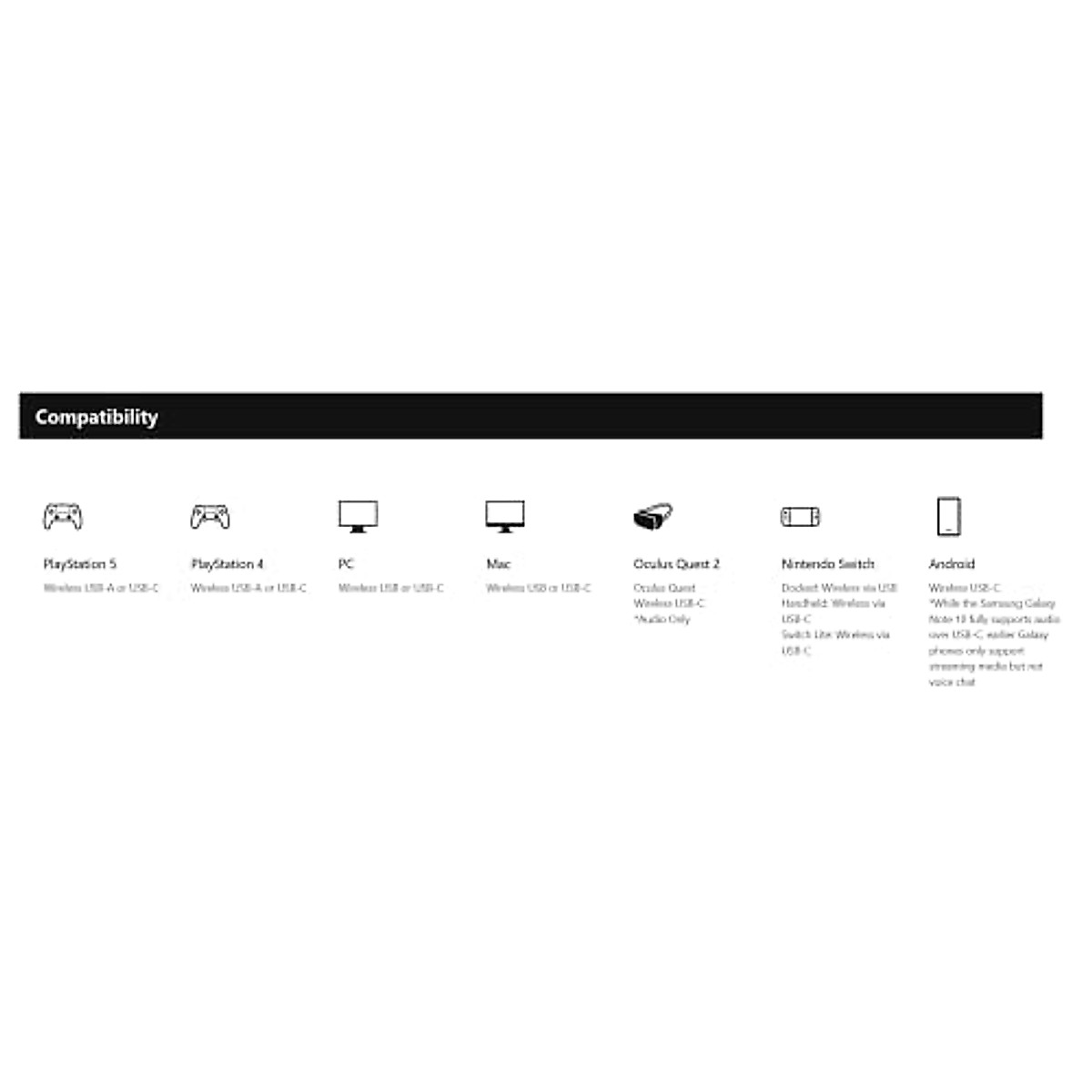 SteelSeries Arctis 7P+ Wireless Gaming Headset – Lossless 2.4 GHz – 30 Hour Battery Life – USB-C – 3D Audio – For PS5, PS4, PC, Mac, Android and Switch - White