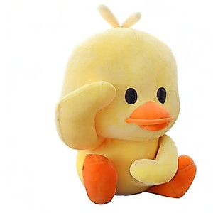 AIXINI 11.8inch Plush Duck Stuffed Animal Soft Toys Yellow Duckling Duckie Stuff, Funny Cuddly Gifts