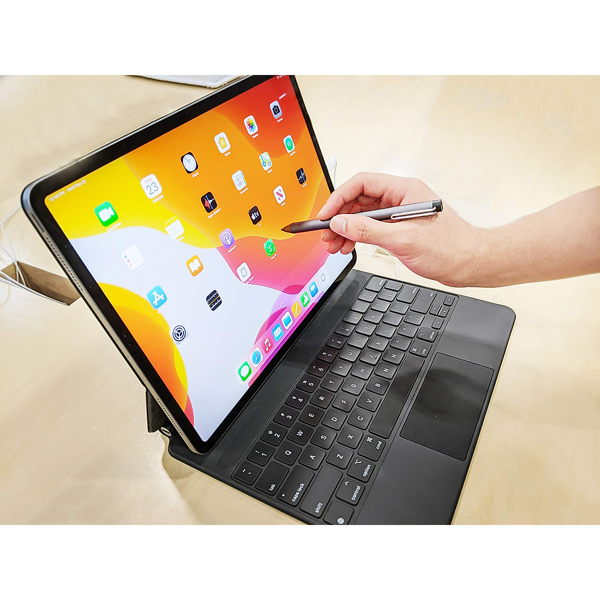 Stylus for Apple iPad, Active Digital Pen for iPads After 2018, iPad 6/7 / Pro 3-12.9" 3rd Gen/Pro 3-11" 1st Gen/Pro 12.9" - 4th Gen/Pro 11" - 2nd Gen/Air - 3rd Gen/Mini - 5th Gen