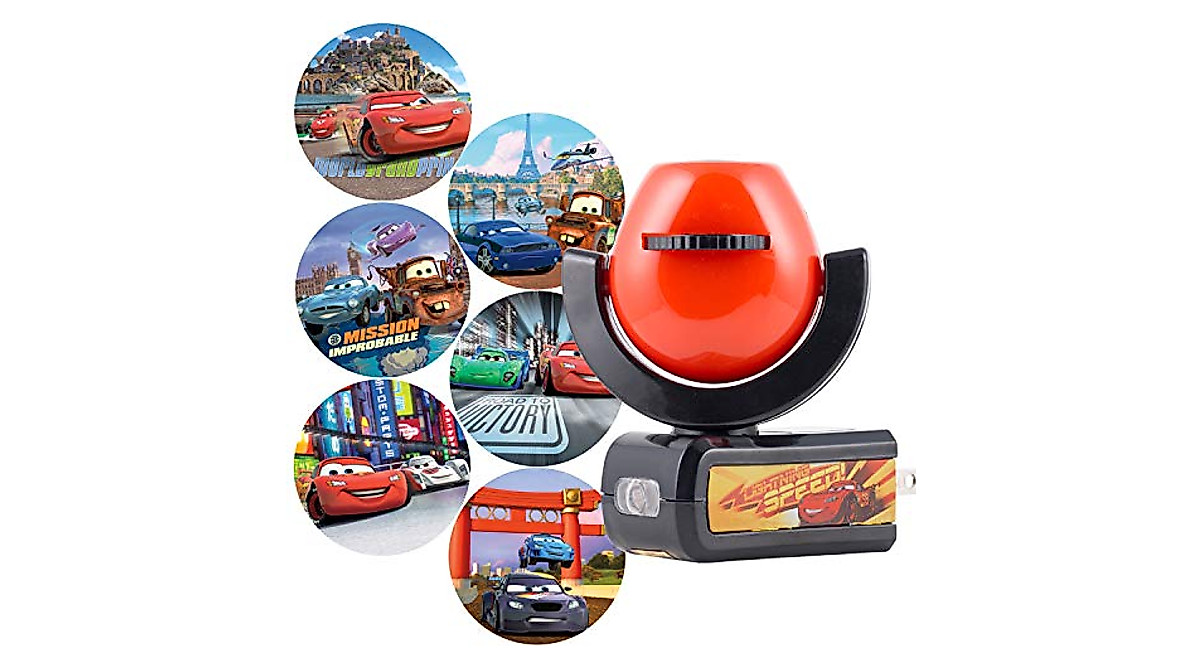 Projectables Pixar Cars Night Light: LED Projector for Kids