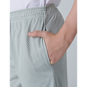 5 Pack Boys Athletic Shorts Mesh Basketball Youth Apparel Kids Sports Active Gear with Pockets (Set 1, Large)