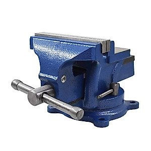 4" Bench Vise with Anvil 360 Swivel Locking Base Table top Clamp Heavy Duty Vice