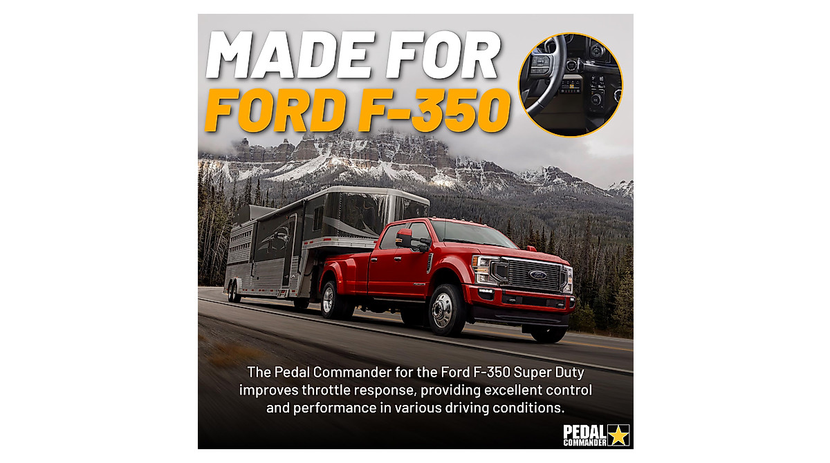 Enhance Throttle Response with PEDAL COMMANDER for F350