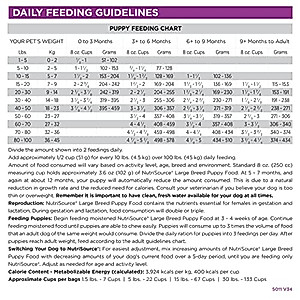 NutriSource Dry Puppy Food for Large Breeds, Chicken and Rice, 26LB