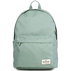 Bevantage Classic Backpack College School Bookbag Water Resistant Casual Daypack Travel Laptop Backpack for Men and Women (Green2)