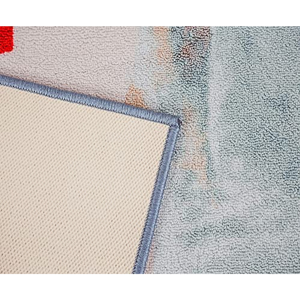 JAWS Movie Poster Printed Area Rug | Indoor Floor Mat, Accent Rugs For Living Room and Bedroom, Home Decor For Kids Playroom | Steven Spielberg Classic Movie Gifts And Collectibles | 52 x 78 Inches