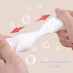 Nifyto Baby Handprint Footprint Ornament Keepsake Maker Kit, Baby Nursery Memory Art Kit, Baby Shower Gifts, Xmas Gifts, Precious Moment for Newborn,Baby Boy/Girl, Personalized Baby Prints(8'')