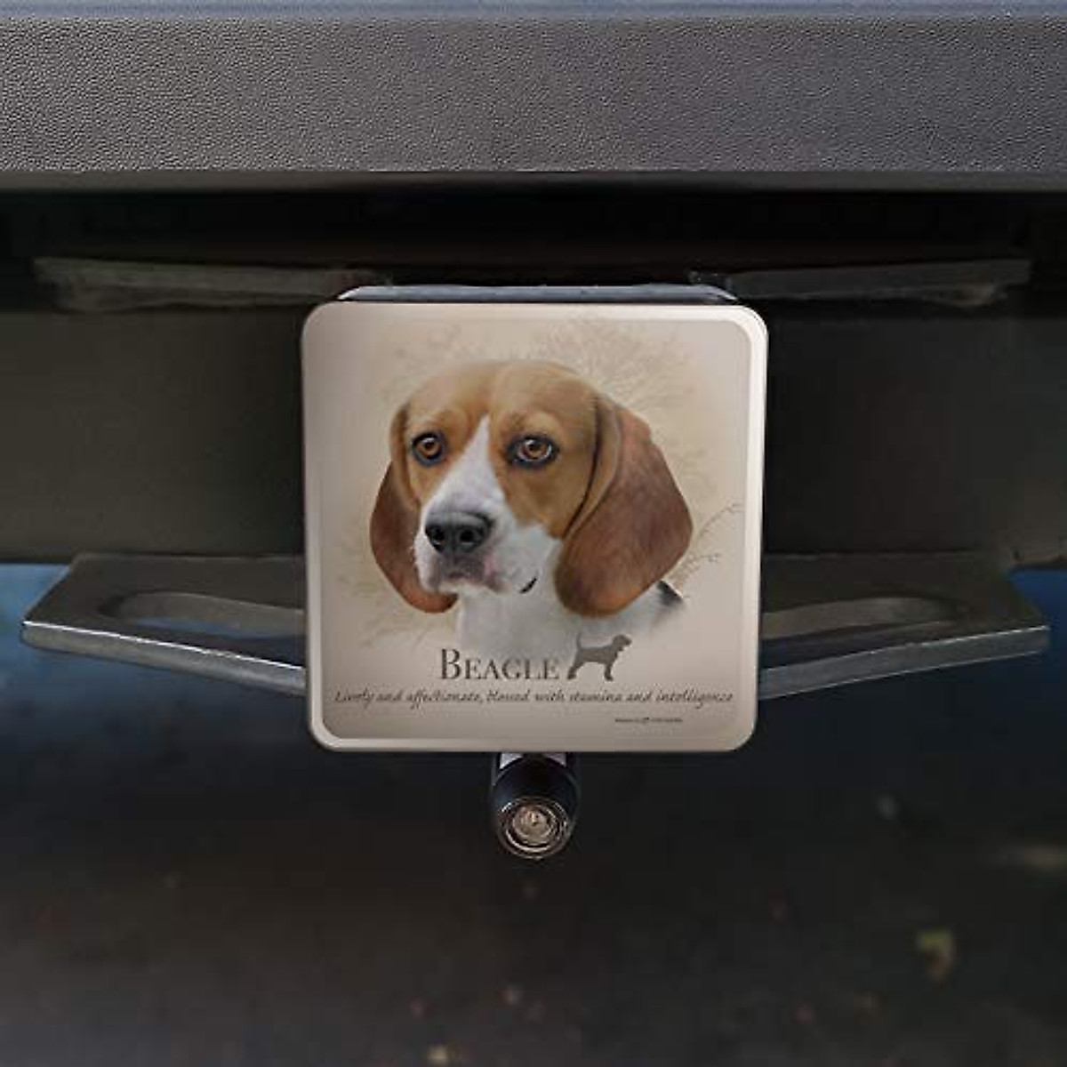 Beagle Dog Breed Tow Trailer Hitch Cover Plug Insert
