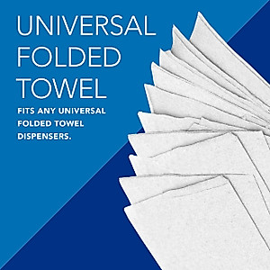 Scott Essential Multifold Paper Towels (01804) with Fast-Drying Absorbency Pockets, White, 16 Packs / Case, 250 Multifold Towels / Pack