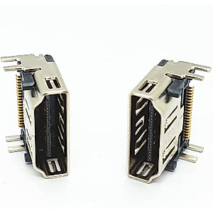 LANDALANYA Replacement New 2PCS HDMI Port Display Socket Jack Connector for Sony PlayStation 5 PS5