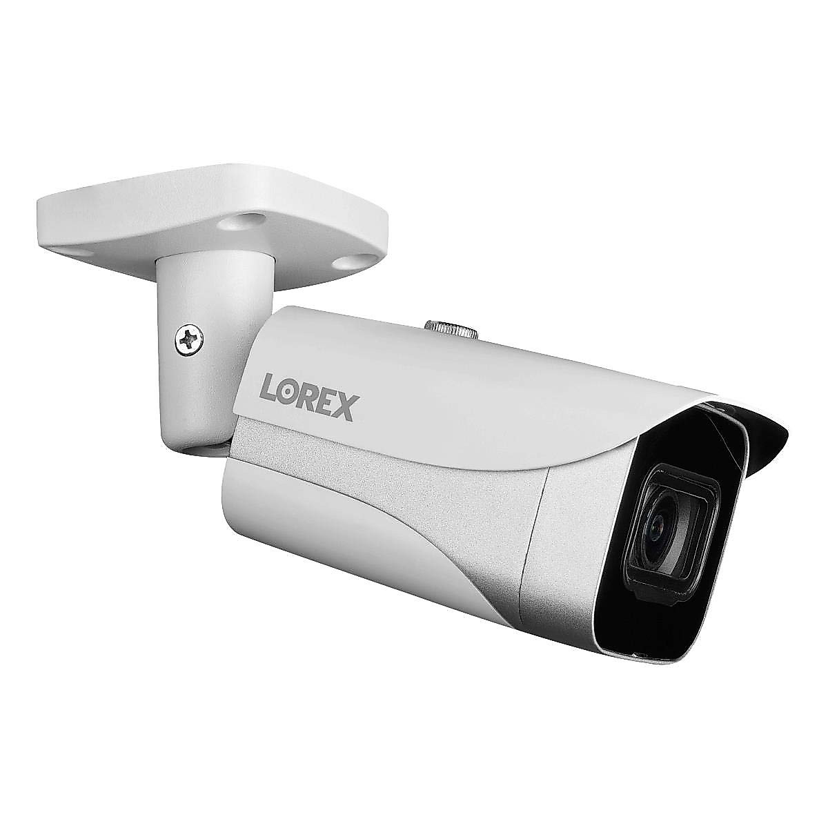 Lorex Indoor/Outdoor 4K Ultra HD Smart IP Security Add-On Metal Bullet Camera, 2.8mm, 130ft IR Night Vision, Color Night Vision