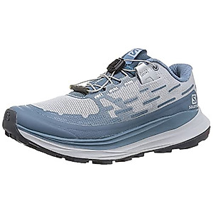 Salomon Women's Ultra Glide Trail Running Shoes for Women, Ebony/Blue/Grey, 9