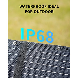 200W Portable Solar Panel for X1500 Power Station, High Efficiency, Foldable Design for Outdoor Adventures, Off-Grid, Emergency