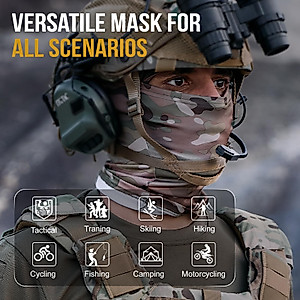 OneTigris Tactical Hood Headwear Balaclavas Full Face Mask