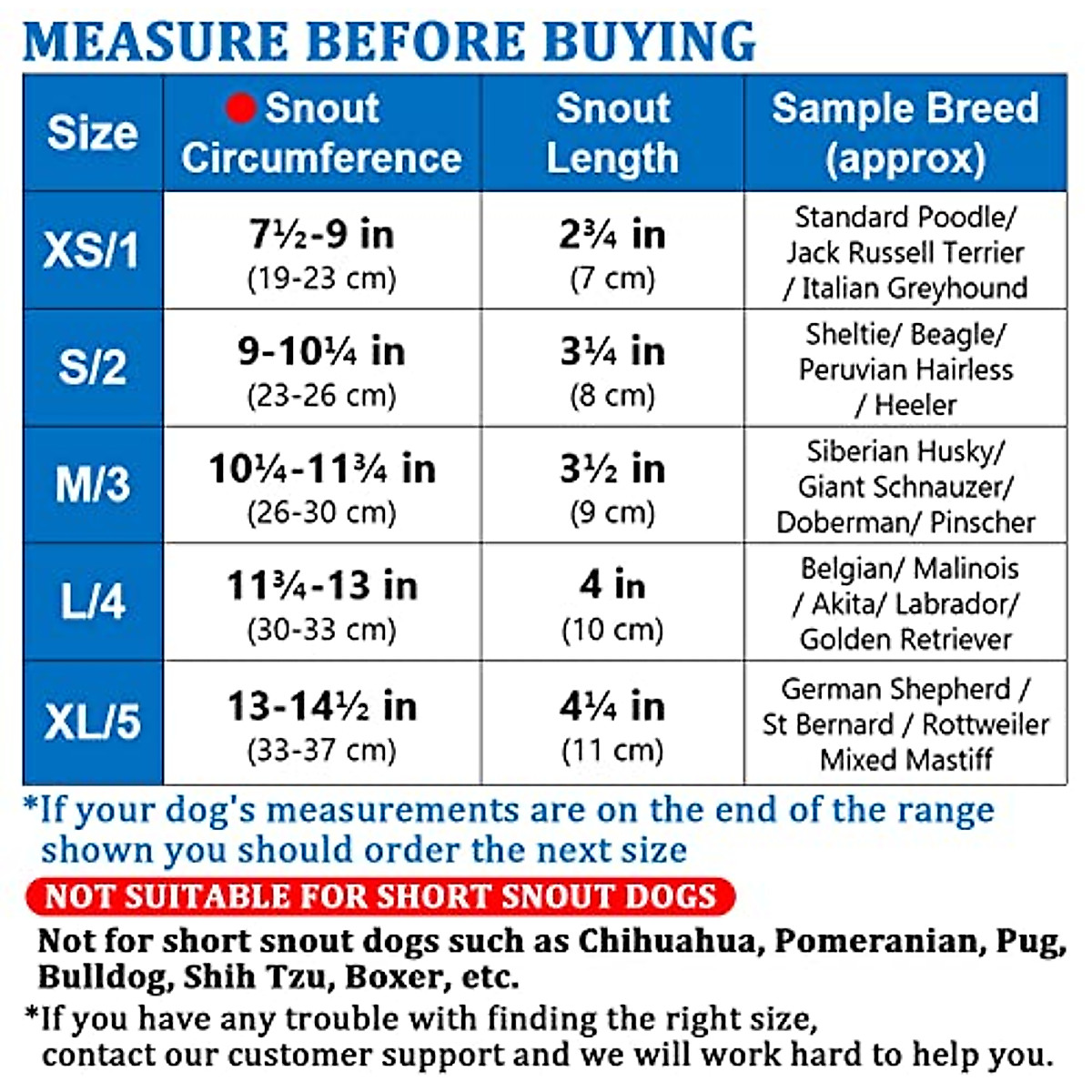 Dog Muzzle, Breathable Basket Muzzles for Small, Medium, Large and X-Large Dogs, Stop Biting, Barking and Chewing, Best for Aggressive Dogs (Large, Black)
