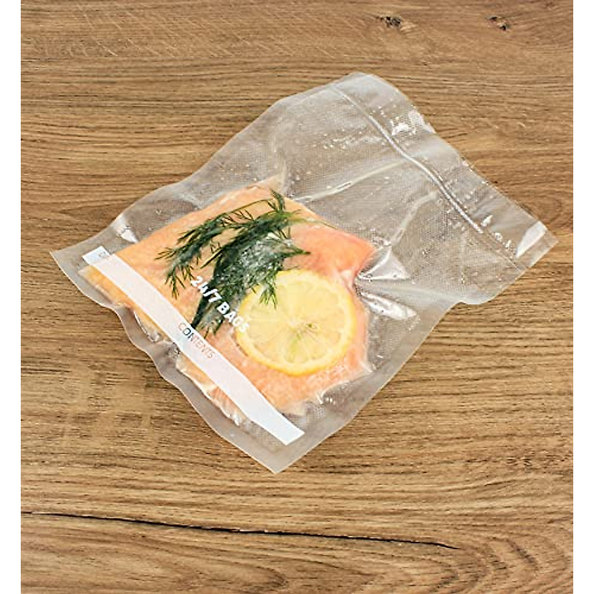 3 Vacuum Seal Rolls, 8 IN x 20 FT, Heavy Duty, Seal A Meal, Puncture Resistant Cut To Size Bags, Compatible with double Seal Machines