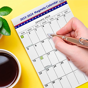 V-ZIYAZA 2024 Calendar Magnetic Fridge Calendar 2023-2024 Monthly Planner 2 years & 24 months Long service life make your family office classroom or dormitory lively 8.25X11.5 inch