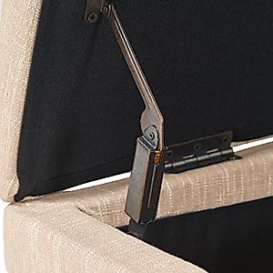 Christopher Knight Home Glouser Fabric Storage Ottoman, Sand