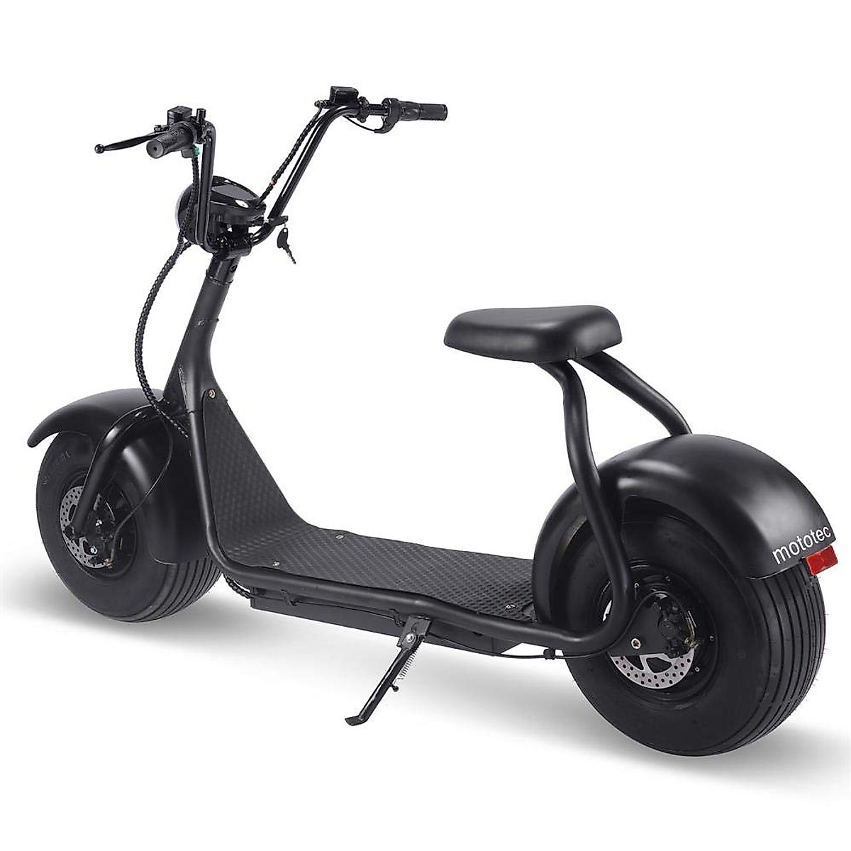 MotoTec Fat Tire 60V 18Ah 2000W Lithium Electric Scooter Black
