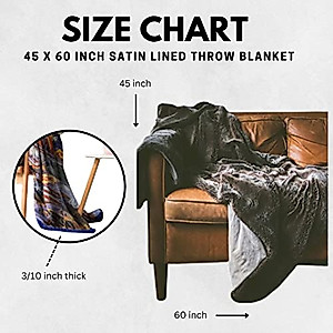 Surreal Entertainment Star Trek The Next Generation Cast Fleece Softest Throw Blanket| Measures 60 x 45 Inches