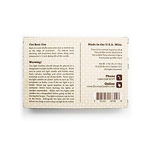 Bayberry Fir Premium Tealight Candles Bulk Pack - Highly Scented with Essential Oils - 24 Green Tea Lights - Beautiful Candlelight - Made in The USA - Christmas & Holiday Collection