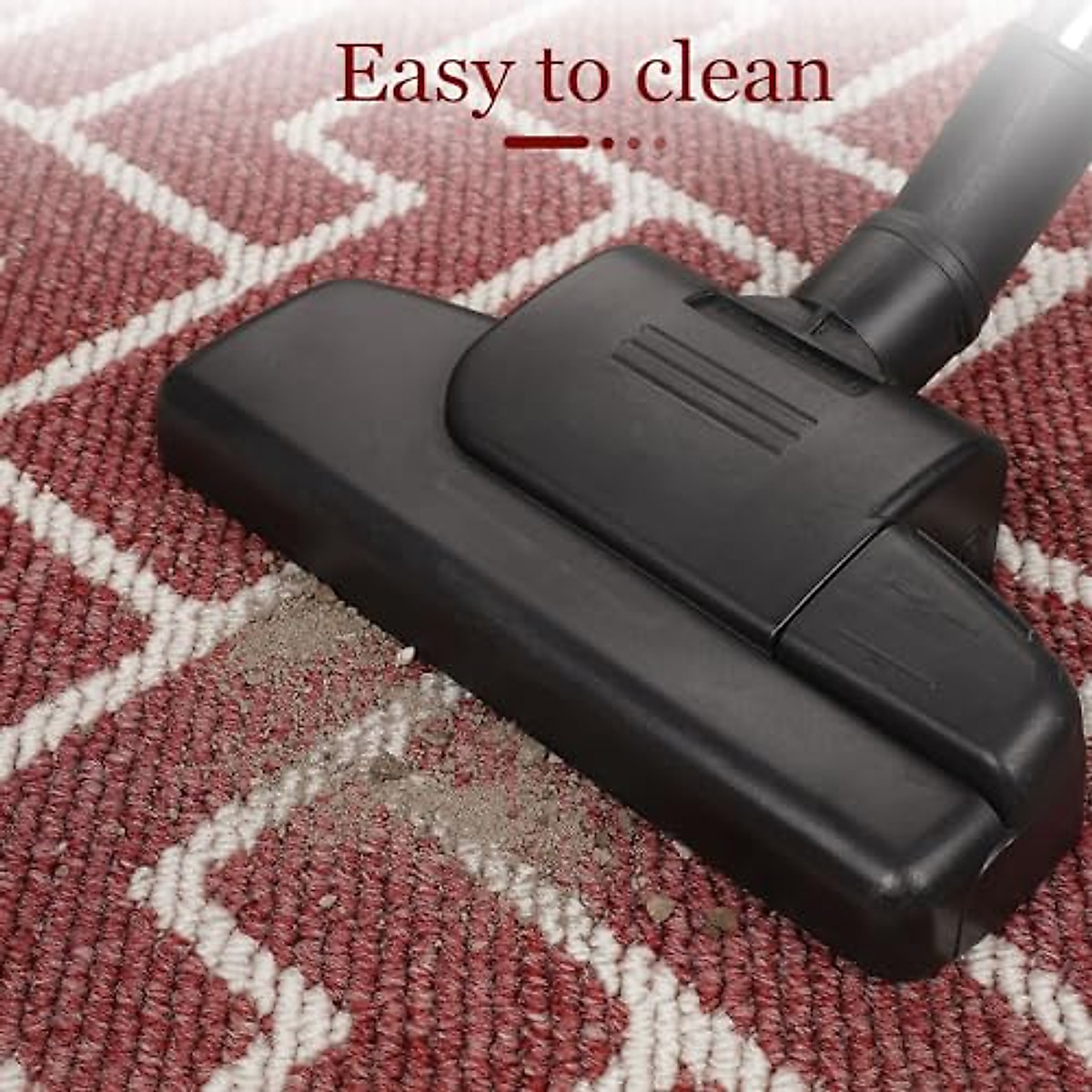 hicorfe Kitchen Rugs and Mats,Super Absorbent Polypropylene 20" x 31.5" Non-Slip Rug,Soft Comfort Floor Mat,Machine Washable for Kitchen,Hallway,Office,Sink,Laundry(Red)