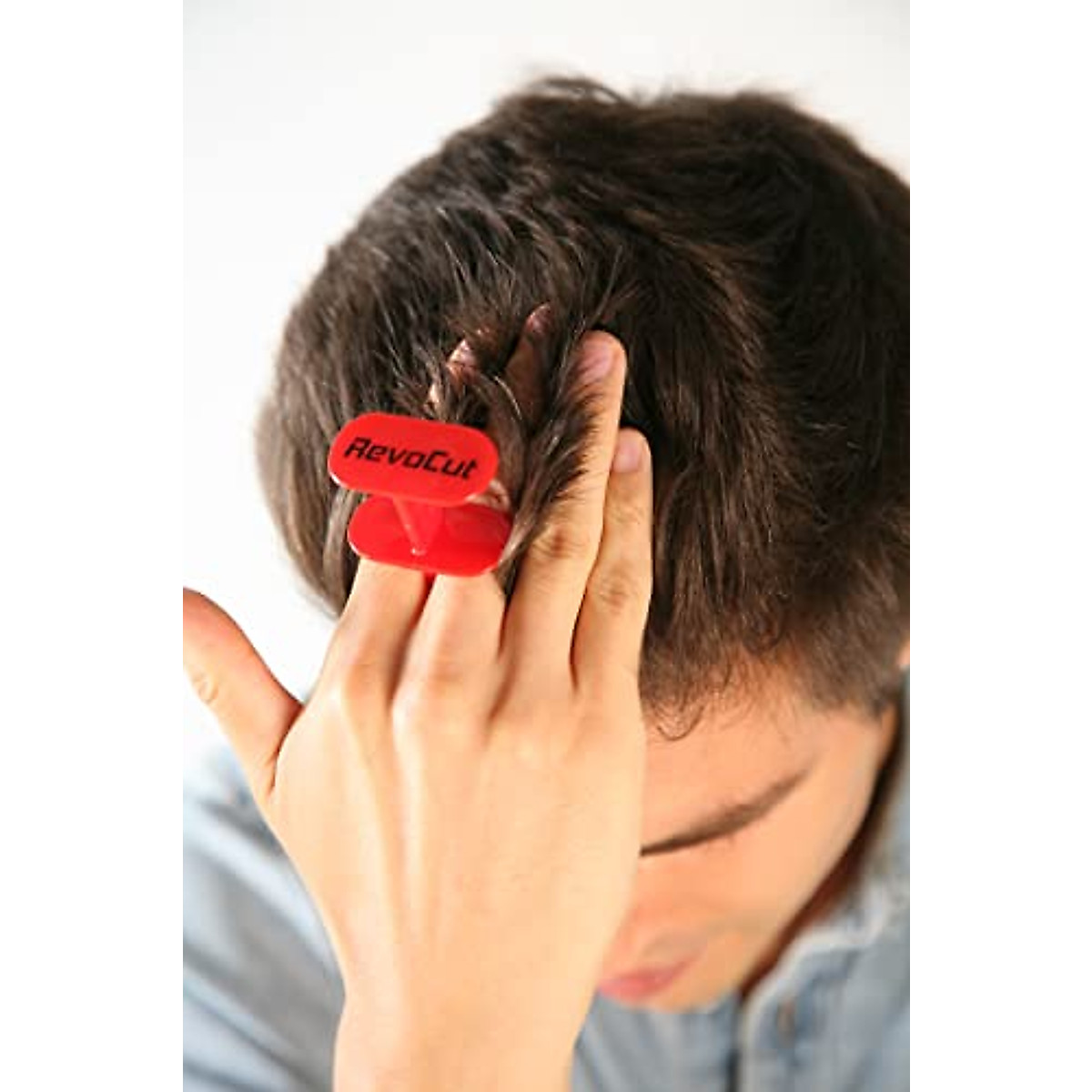 RevoCut Hair Cutting Kit - Hair Trimmer Guide - Grooming Kit Haircut Template - Includes 1", 2", 3" Guide For Hair Trimming w/Scissor or Clipper - Barber Supplies