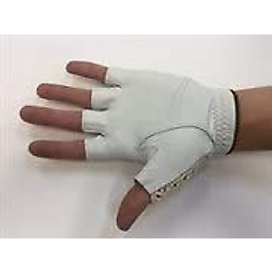 HJ Half Finger Golf Glove LADIES XL fits on LEFT HAND 3pk