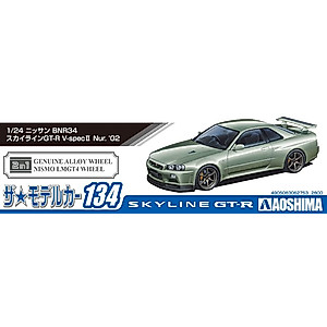 Aoshima Nissan BNR34 Skyline GT-R V Tune ’02 1:24 Scale Model Kit
