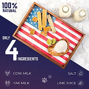 Devil Dog Pet Co. Himalayan Yak Chews, Yak Cheese Dog Chews, 100% Natural & Healthy, Lactose Free, Long Lasting, Yak Chew Treats – Premium Yak Milk Dog Chew, Yak Bones for Dogs | Beast - 3 Pack