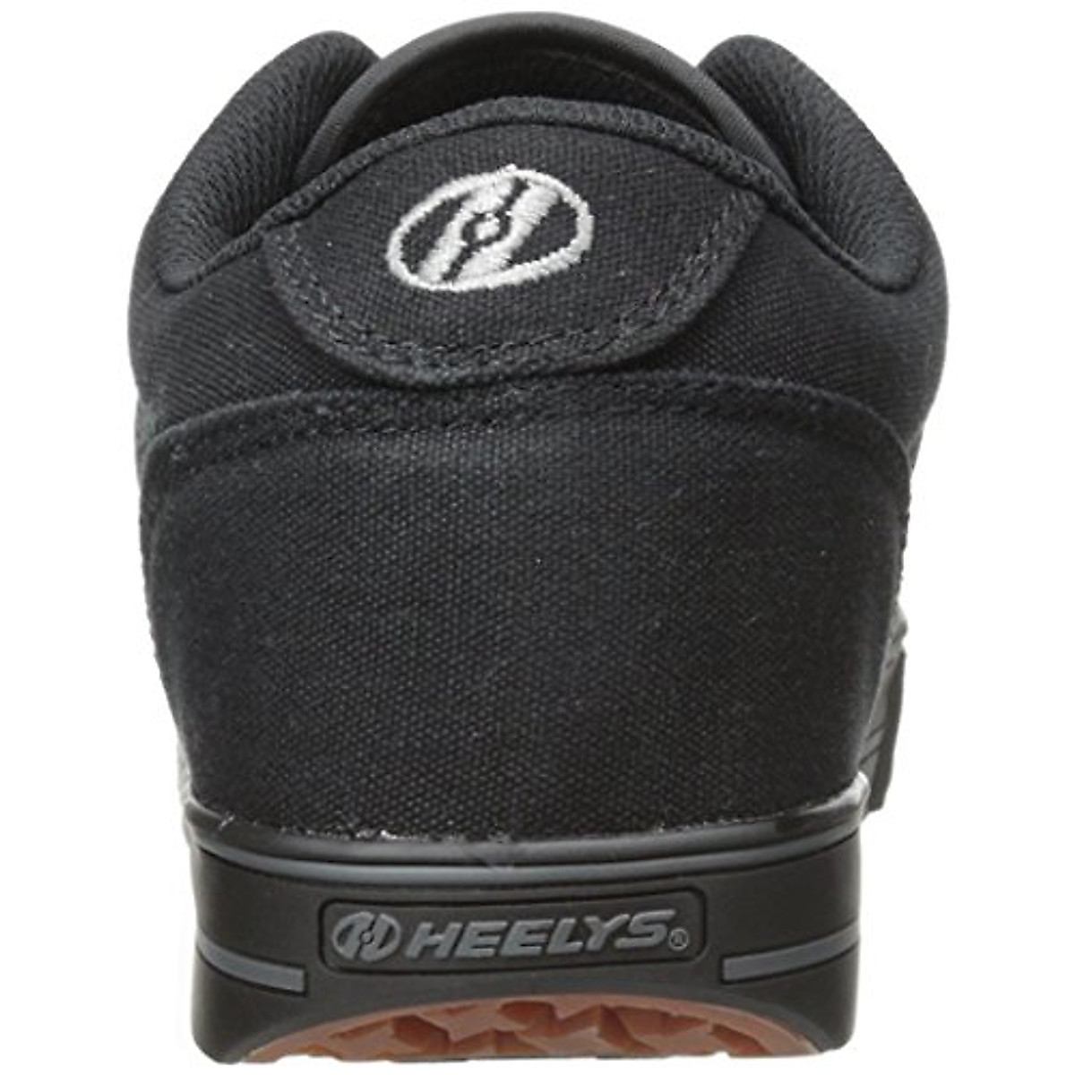 Heelys Launch-K Skate Shoe, Black Canvas, 3 M US Little Kid