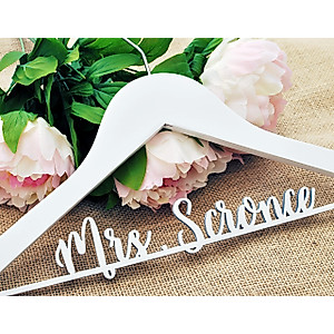 Bride Hanger, Wedding Hanger, Wedding Gift, Personalized Bride Hanger, Honor Maid, Bridesmaid, Doctor, Graduation Dress Hanger