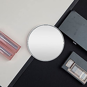 cdar Handheld Mirror,Hand Held Mirror, Salon Hairdresser Plain Mirror, Cosmetic Salon Makeup Hand Mirror for Professional Barbers Pink 05