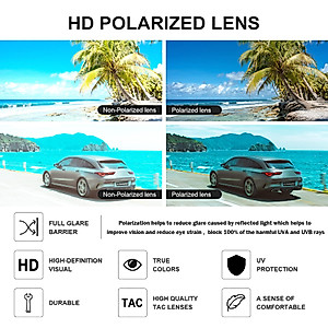 Pro Acme Polarized Aviator Sunglasses for Men and Women 100% UV Protection, 58mm (Gold Frame/Pink Mirrored Lens)