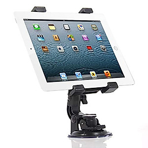 Dash Car Mount Compatible with Amazon Fire 7 (2019 Release),(2017 Release) - Windshield Holder Rotating Cradle Dock