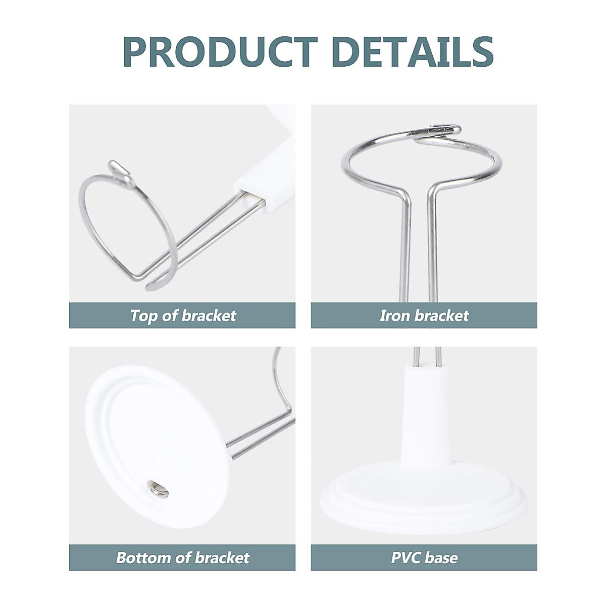 NUOBESTY 6pcs Doll Display Rack Toy Model Bracket Doll Storage Rack Portable Doll Stand