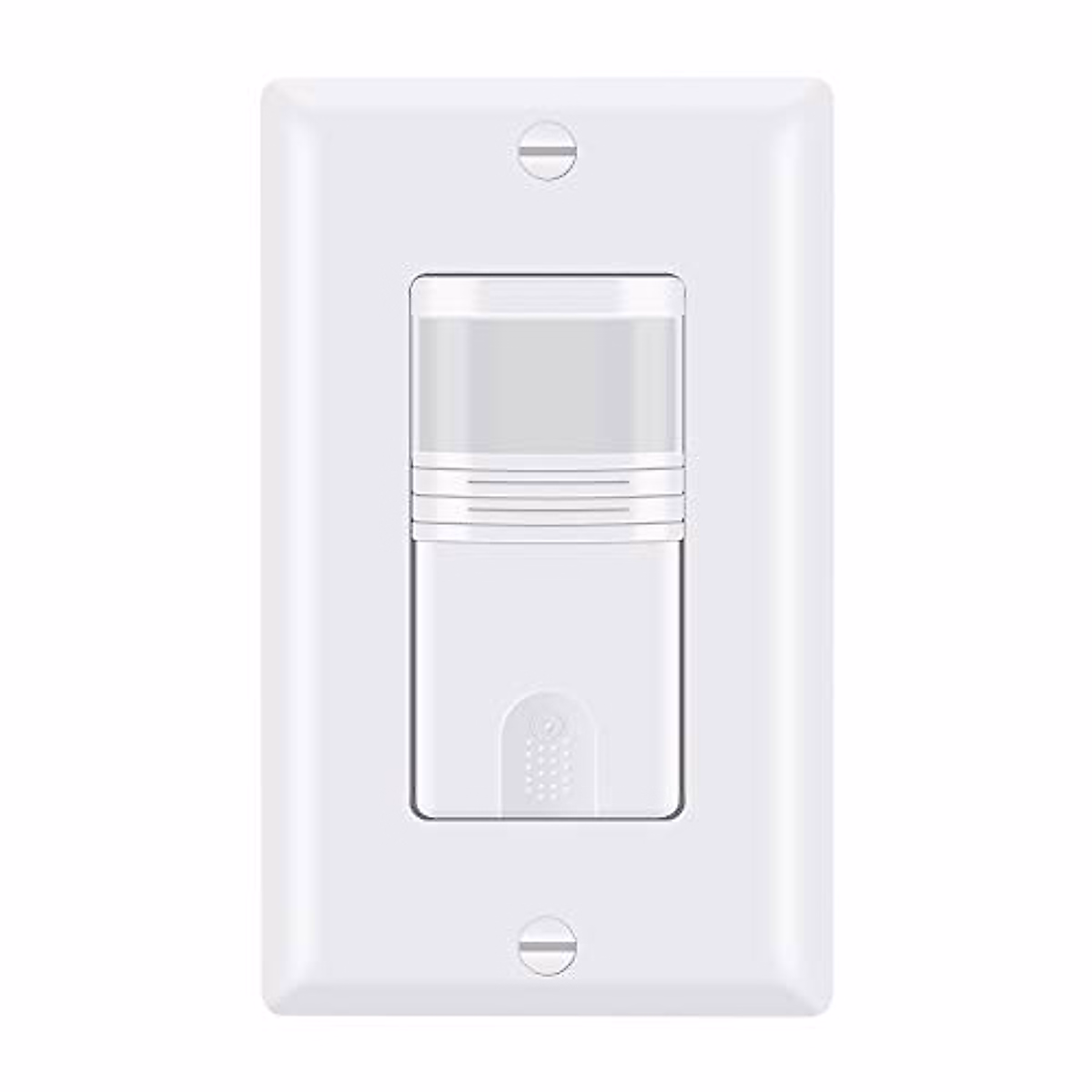 ECOELER 3 Way Motion Sensor Light Switch, Neutral Wire Required, Sensor Switch for Indoor, UL List & FCC Approved Motion Activated Switch, Pack of 1