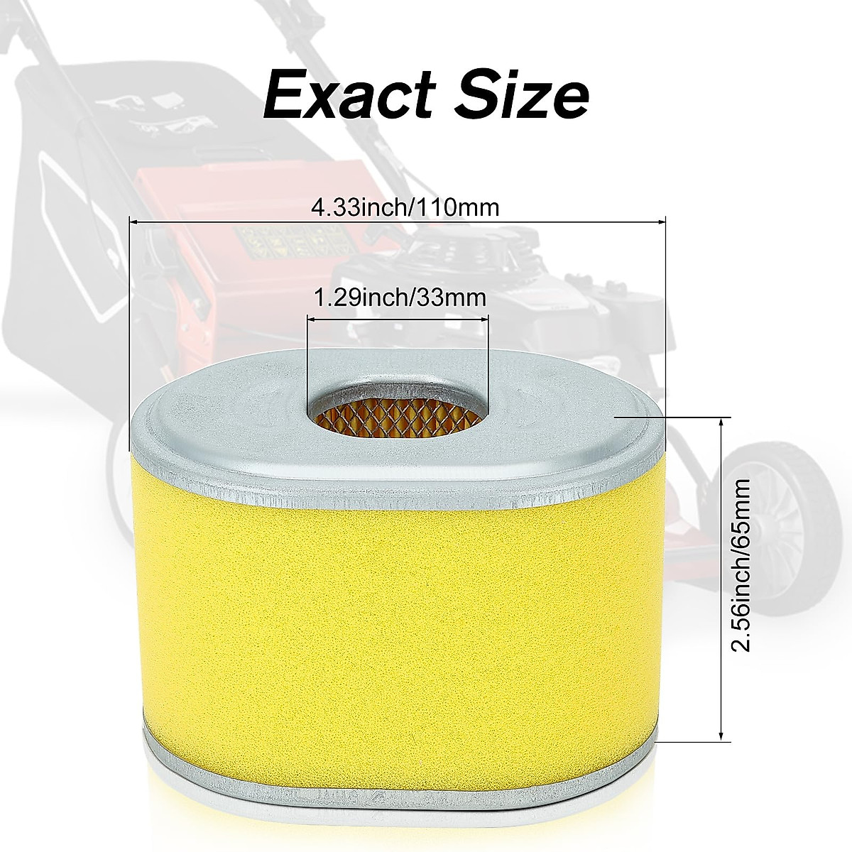 Savior 2 Pack GX160 Air Filter for Honda GX 160 GX200 GX140 5 HP 5.5 HP 6 6.5 HP Engine Air Cleaner Replace Honda 17210-ZE1-505 17210-ZE1-820 17210-ZE1-517 with Spark Plug